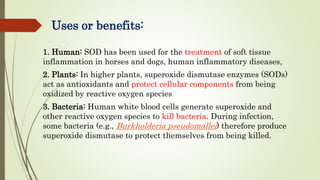 superoxide dismutase (sod) | PPTX
