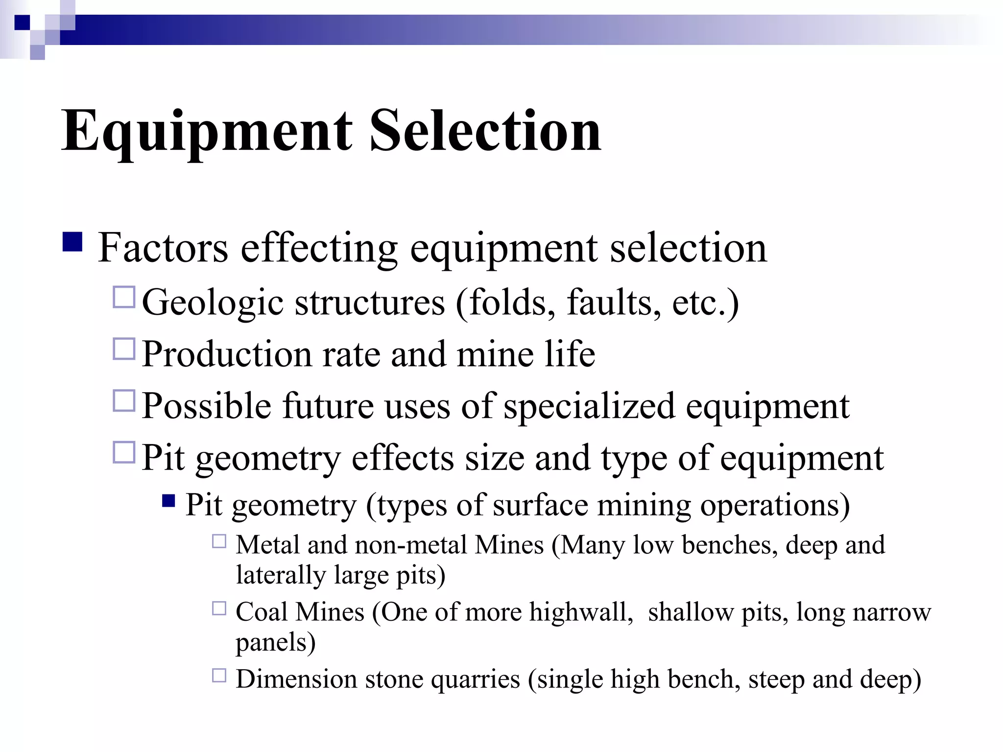 2 surface mine planning | PPT