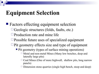 2 surface mine planning | PPT