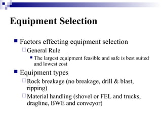 2 surface mine planning | PPT