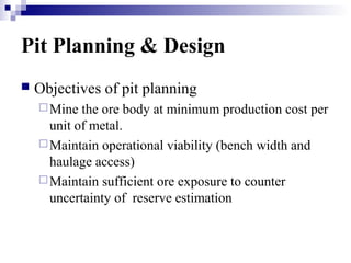 2 surface mine planning | PPT