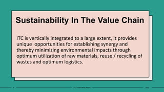 2 Sustainability Report on ITC Limited.pptx | Agriculture | Industries