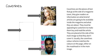 Codes and conventions of music magazine covers | PPT