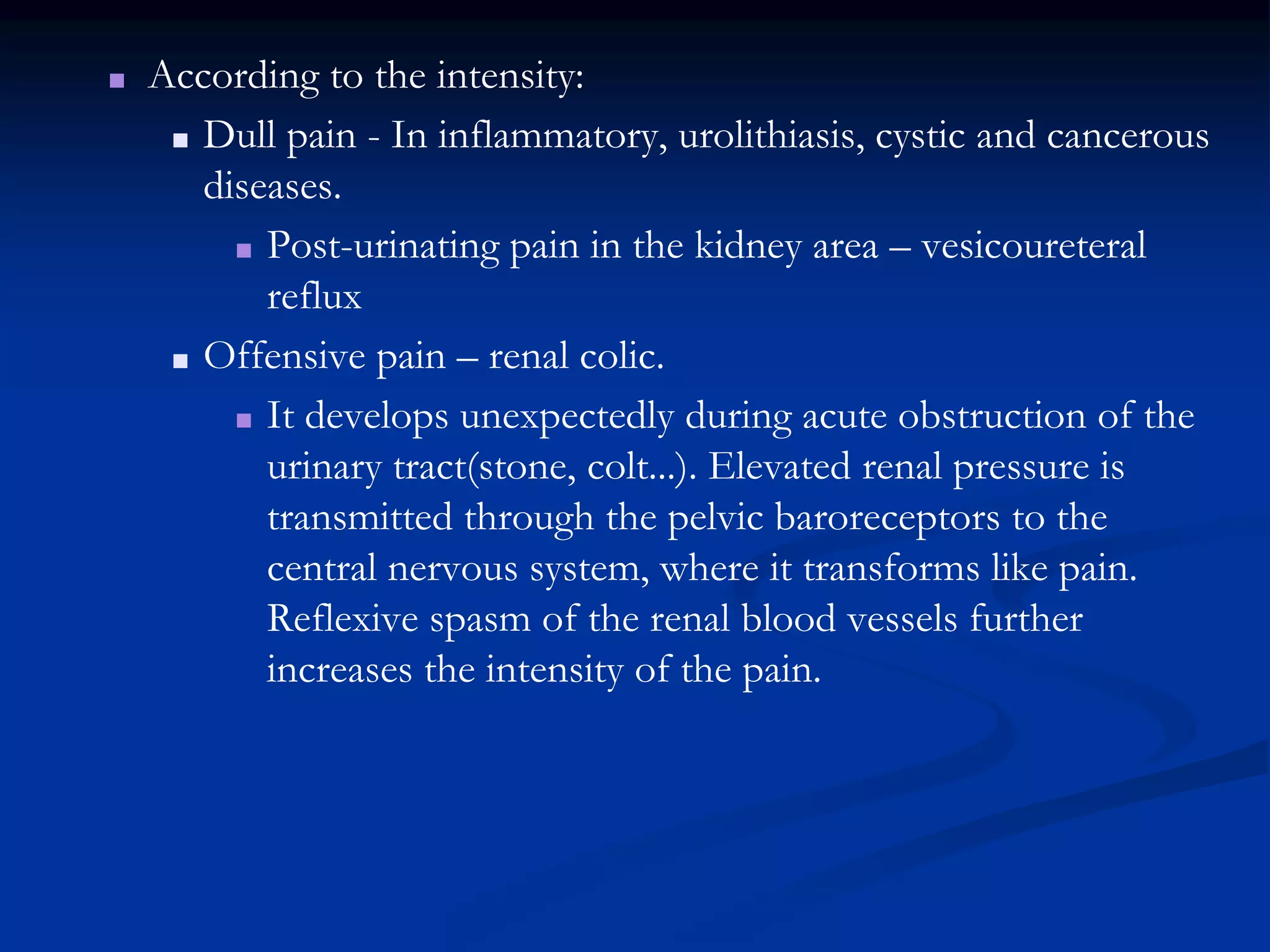 Symptomology and methods of physical examination of urological diseases ...