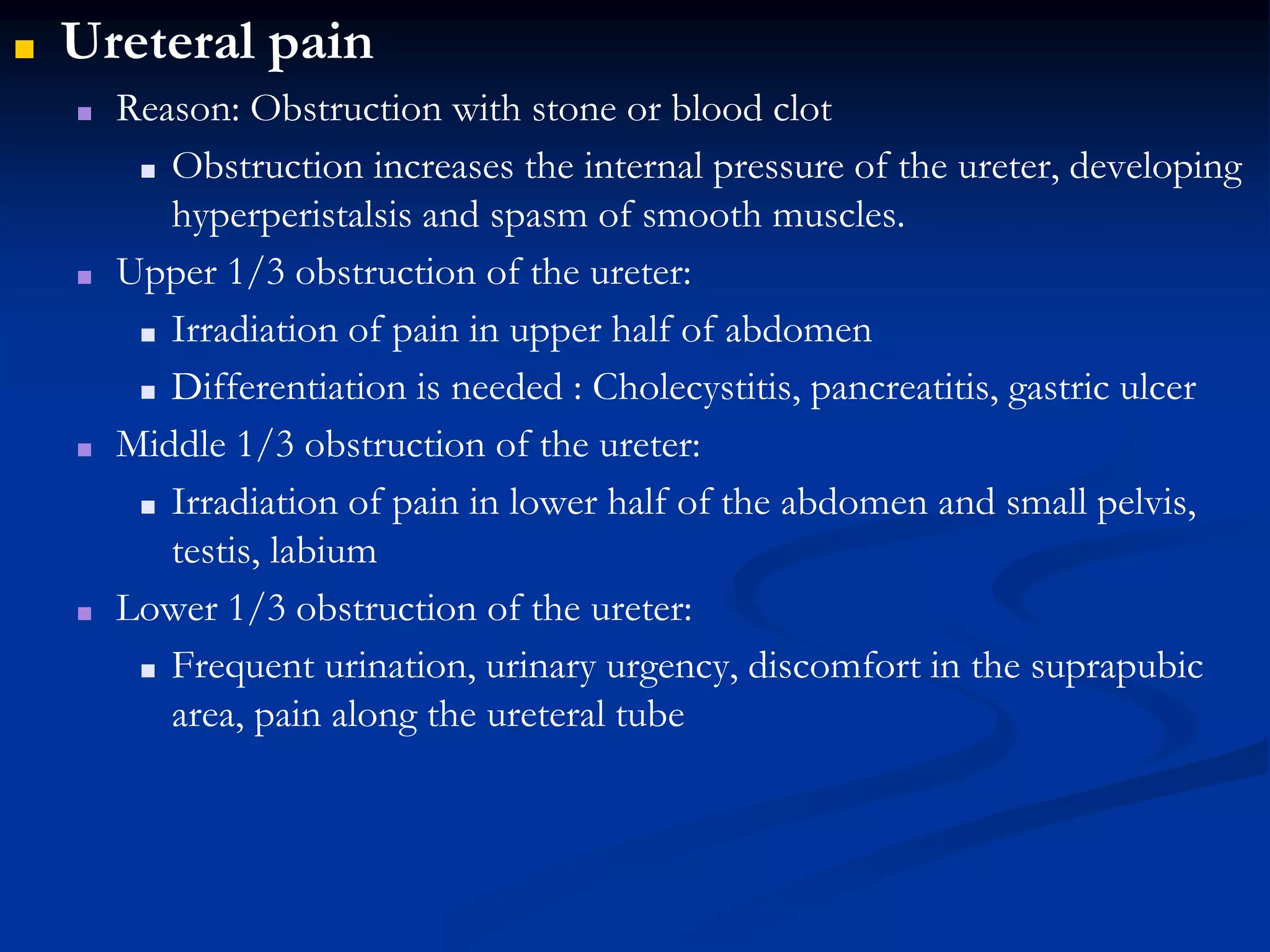 Symptomology and methods of physical examination of urological diseases ...