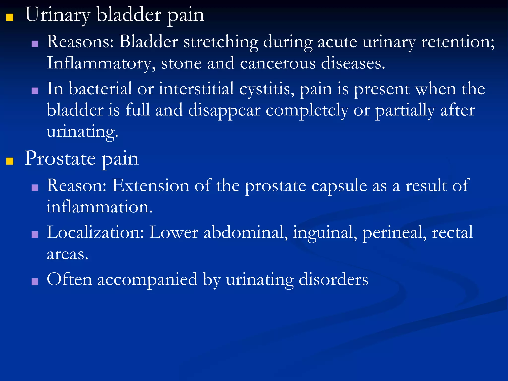 Symptomology and methods of physical examination of urological diseases ...