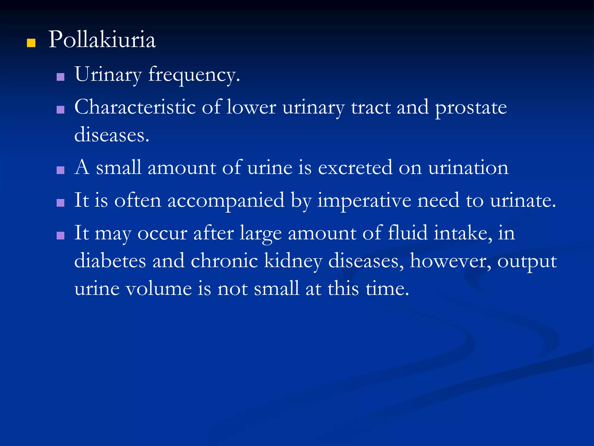 Symptomology and methods of physical examination of urological diseases ...