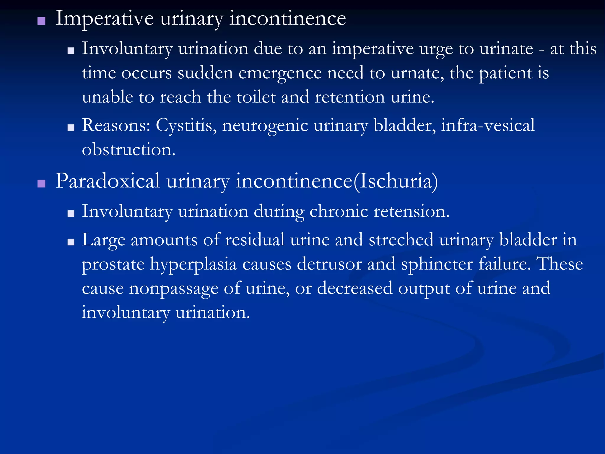 Symptomology and methods of physical examination of urological diseases ...