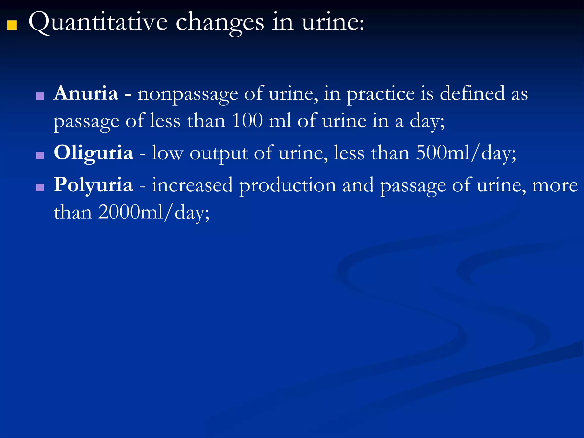 Symptomology and methods of physical examination of urological diseases ...