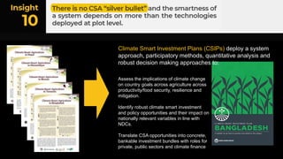 CSA Investment Advantage: Synthesis Paper Presentation | PPT