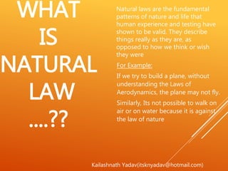 The 10 Natural Laws of Successful Time & Life Management | PPTX