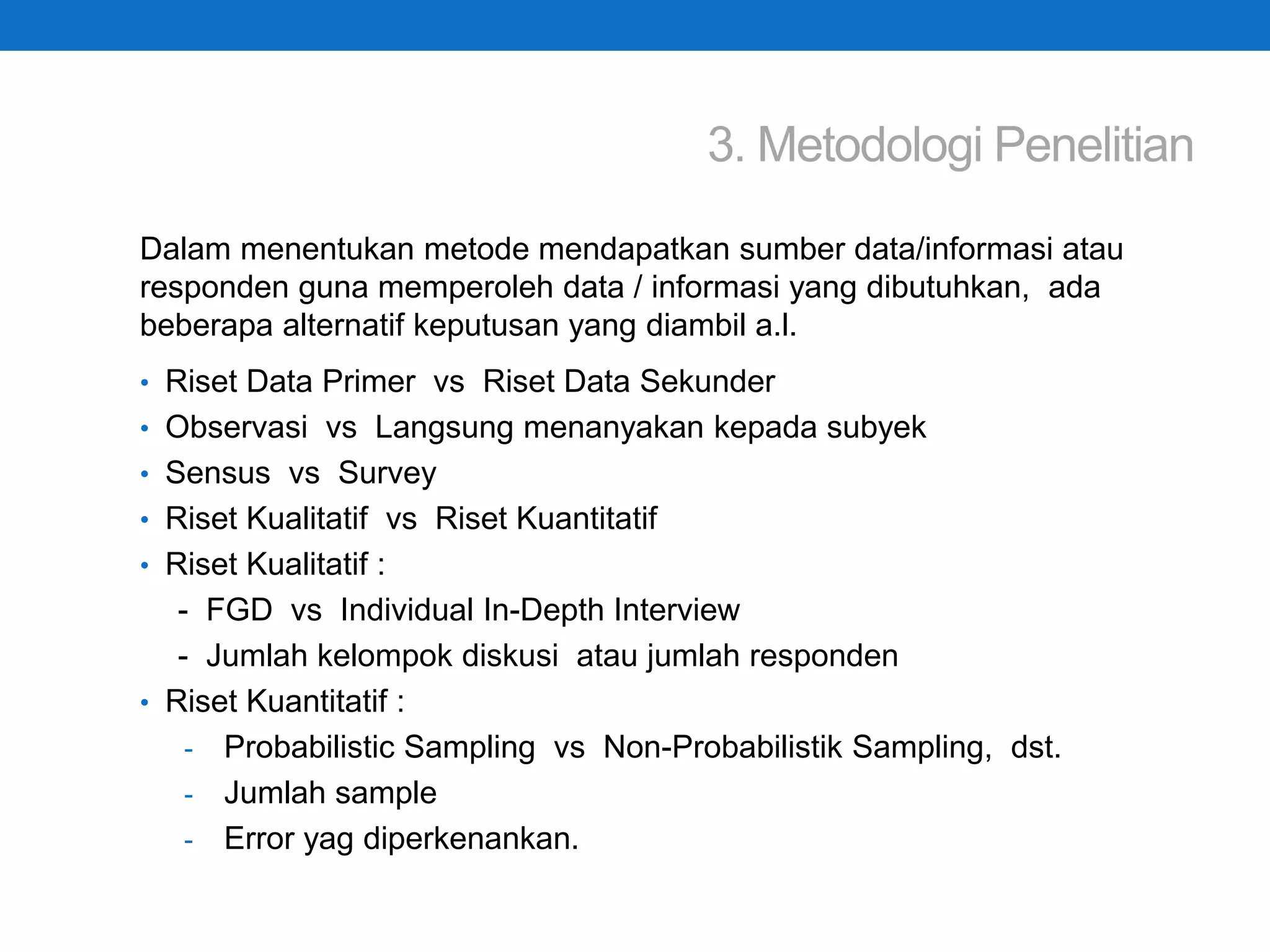Tahap Pelaksanaan Riset Pemasaran | PPTX