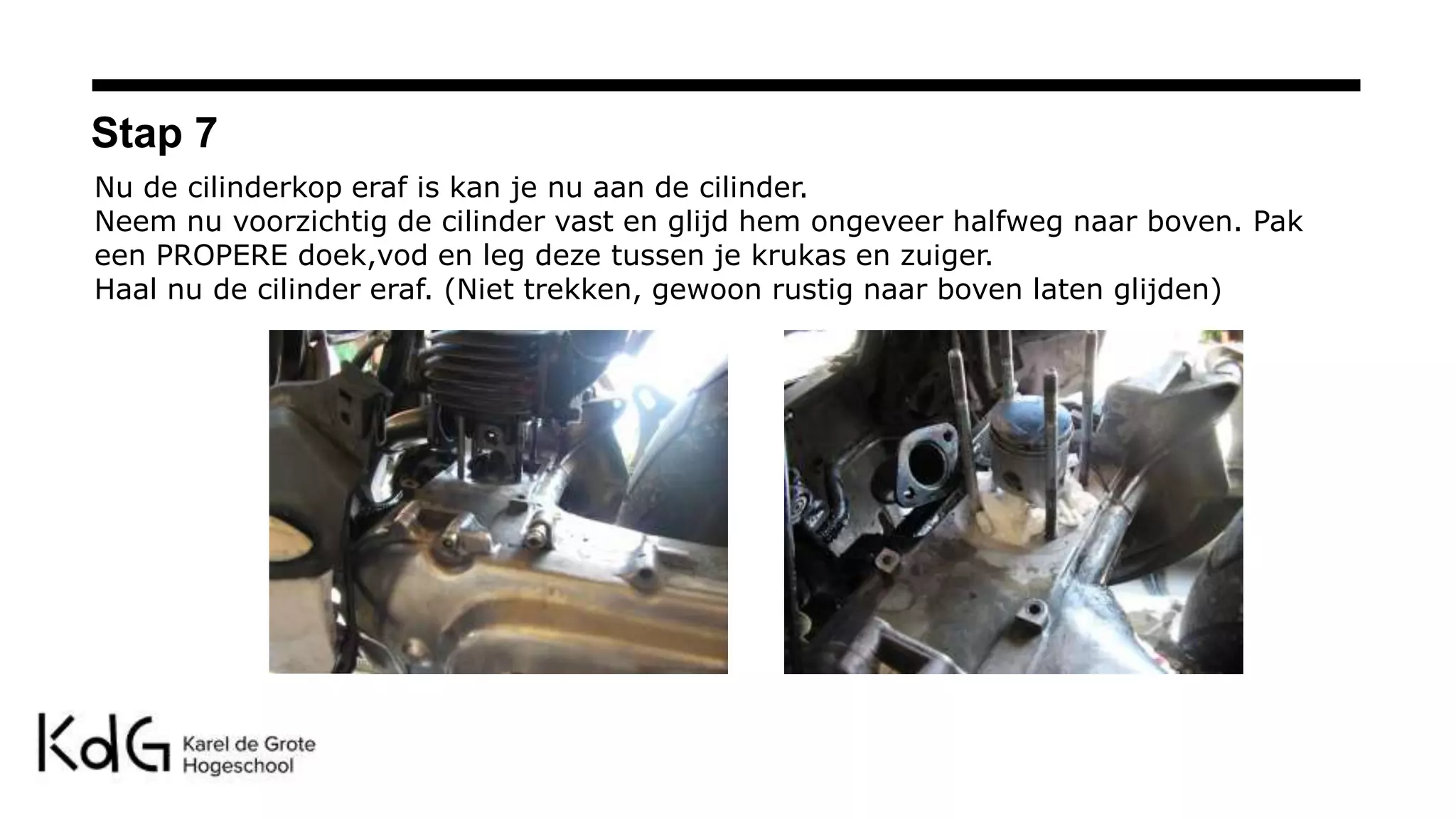 2 takt cilinder zuiger vervangen | PPTX