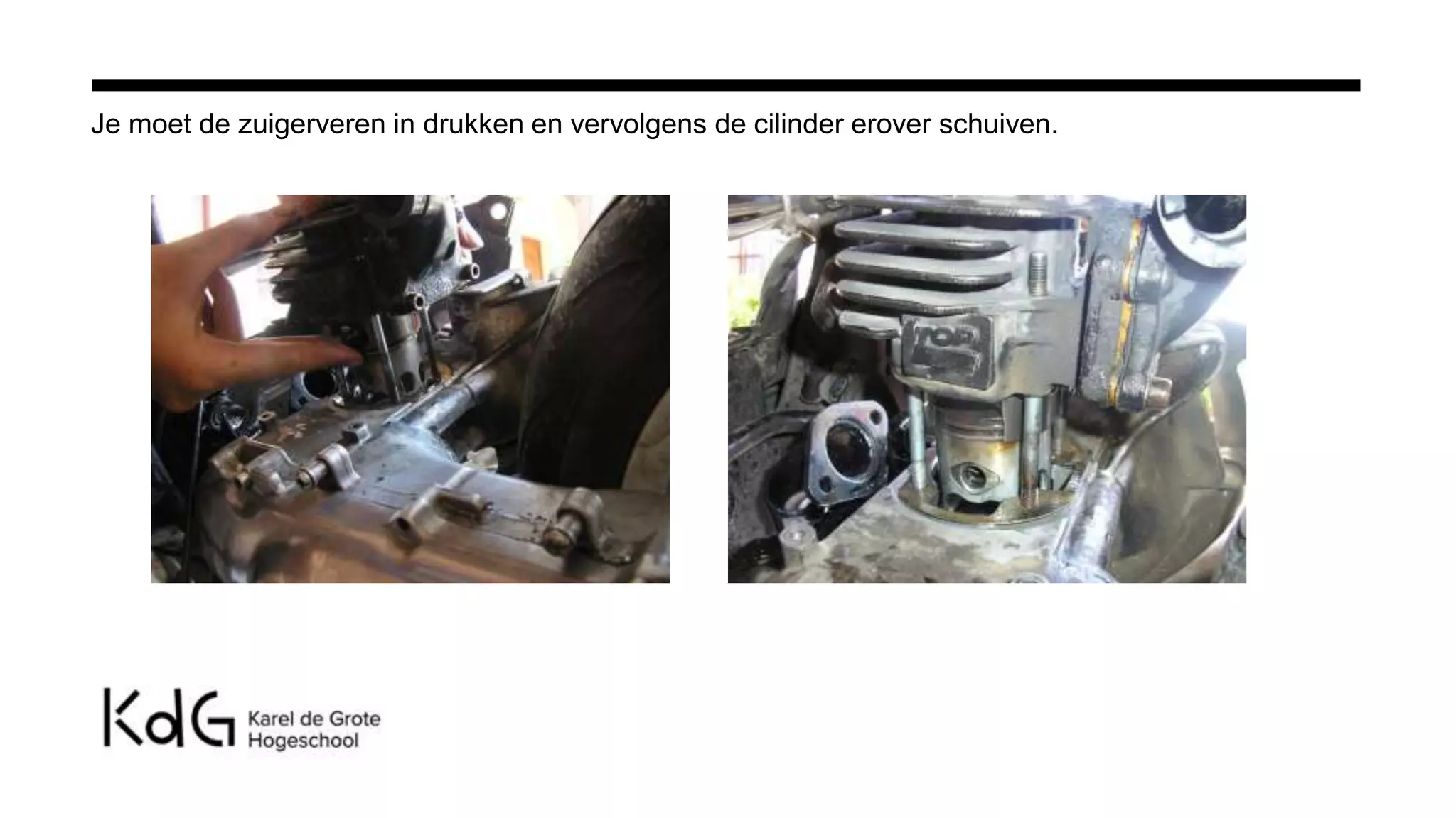 2 takt cilinder zuiger vervangen | PPTX