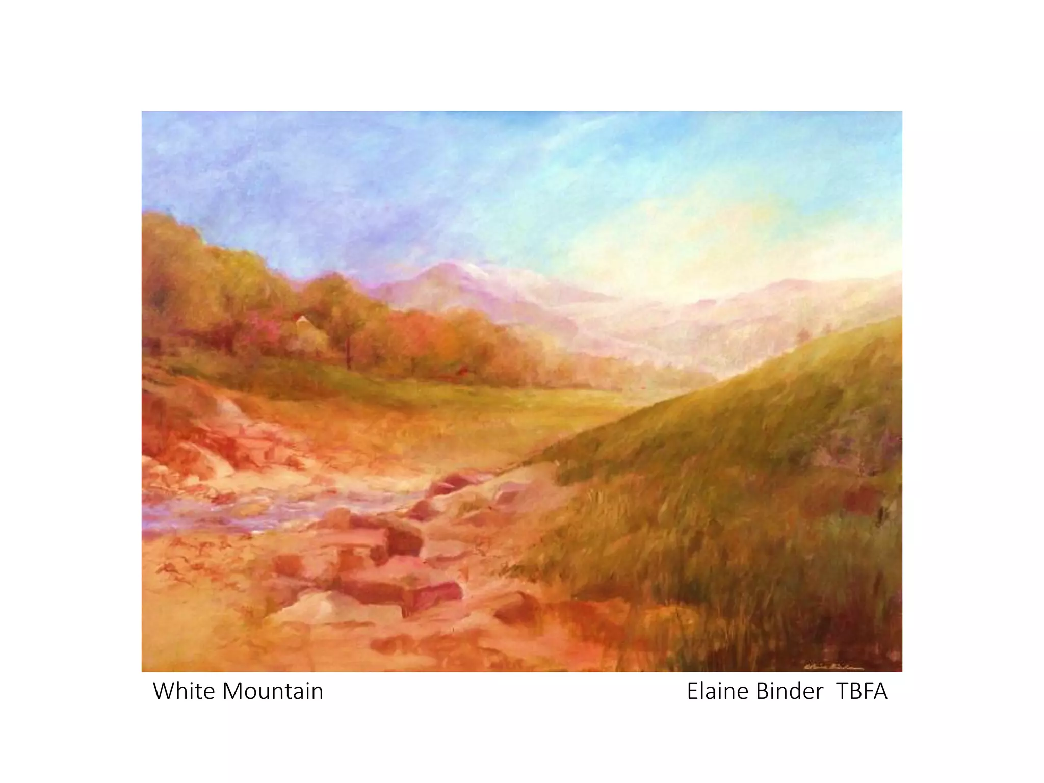 Elaine Binder Painting Presentation | PDF