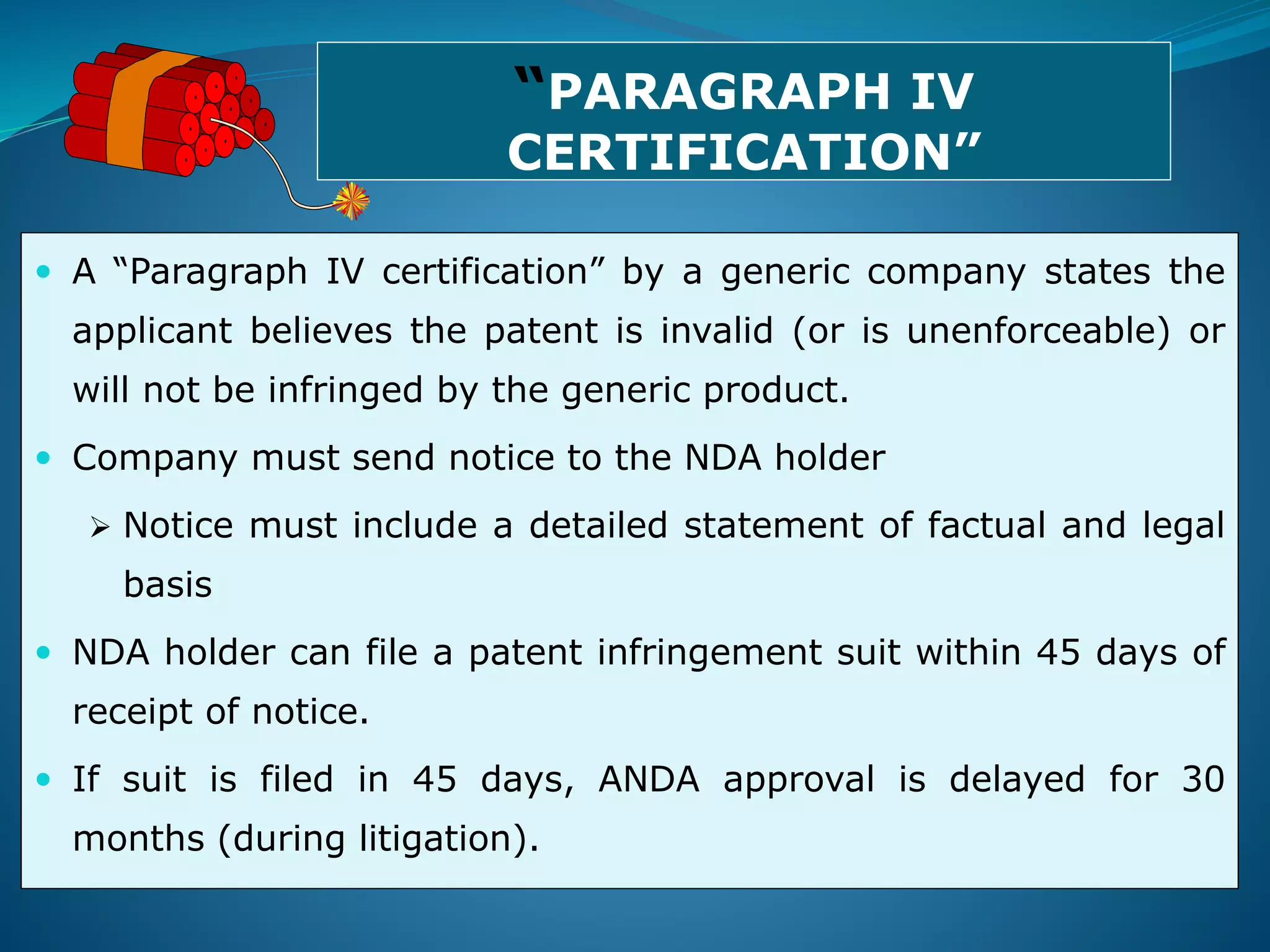 ANDA FDA APPLICATION | PPTX