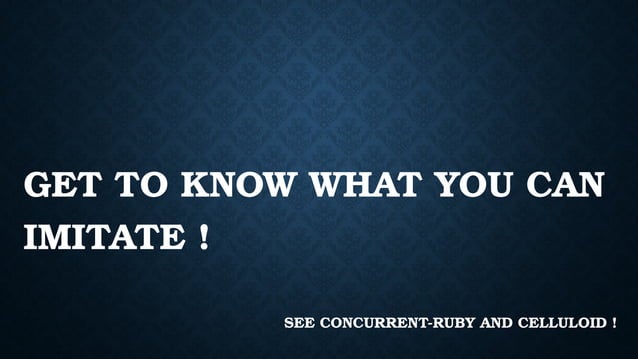 sete linguagens em sete semanas | PPT