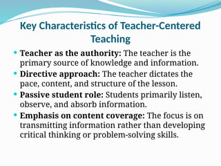 TEACHER DIRECTED STRATEGIES .pptx