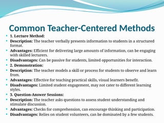 TEACHER DIRECTED STRATEGIES .pptx