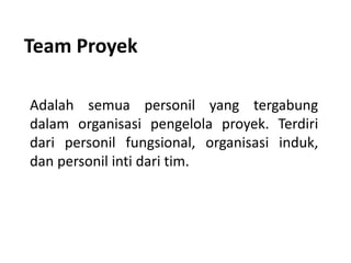 2 team proyek | PPT