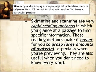 2 techniques in reading | PPT