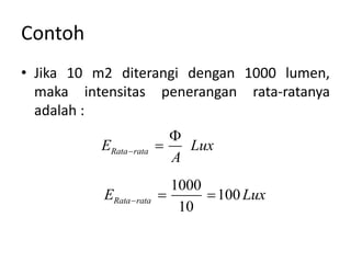 2 Teknik Penerangan | PPTX