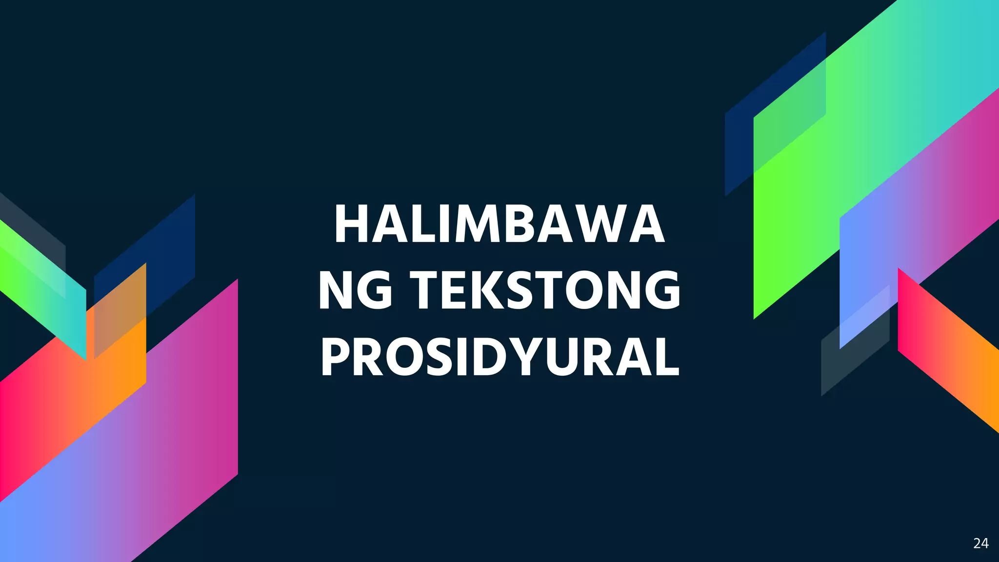 Tekstong Prosidyural | PPTX