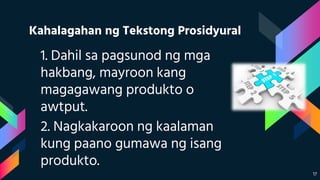 Tekstong Prosidyural | PPTX