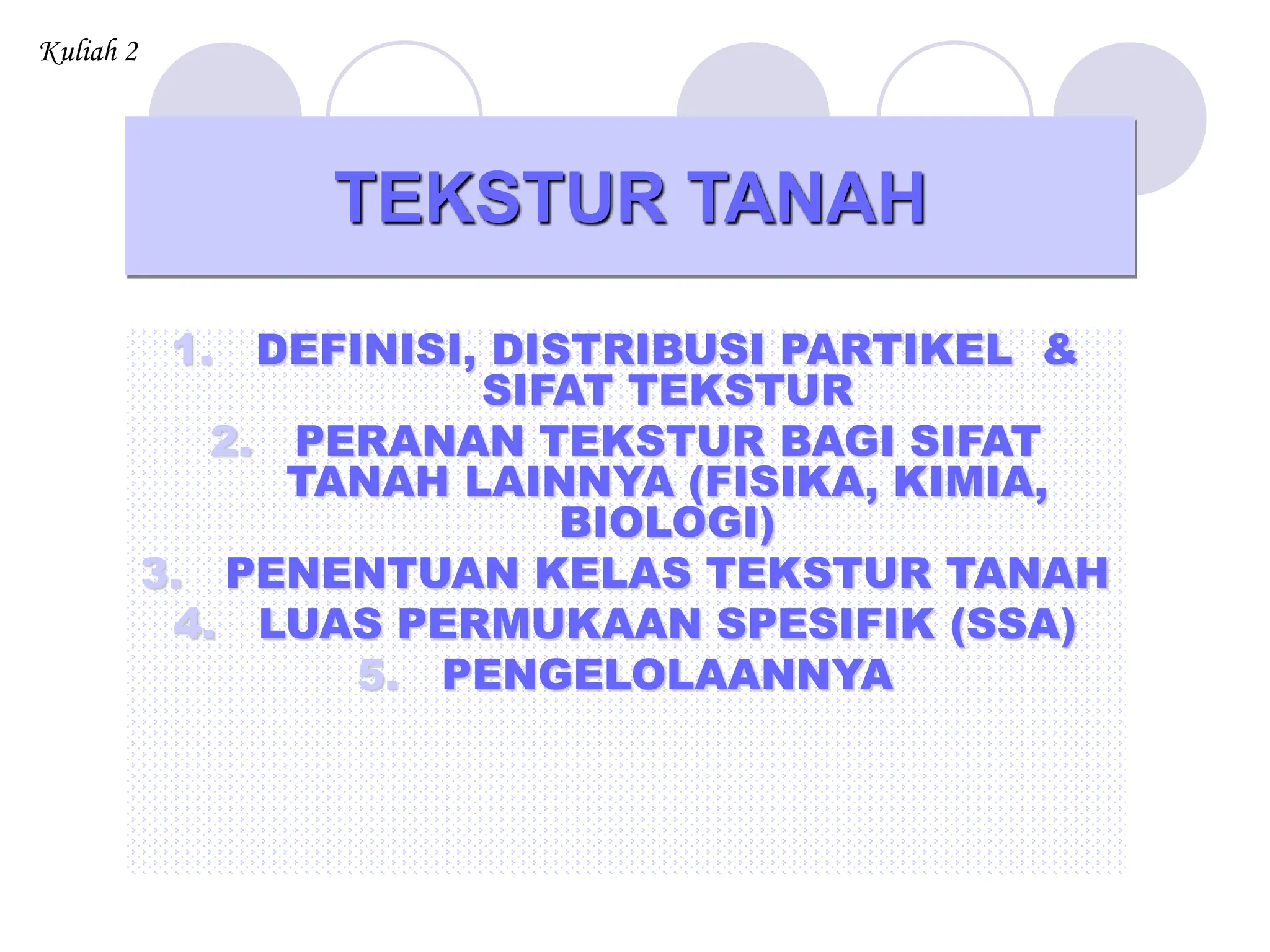 TEKSTUR_TANAH MATERI IPA KELAS 9 SEMESTER 2 | PPT