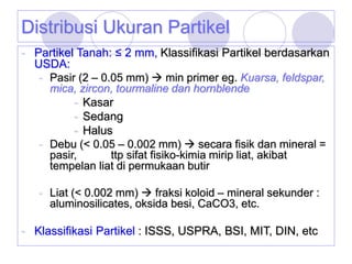 TEKSTUR_TANAH MATERI IPA KELAS 9 SEMESTER 2 | PPT