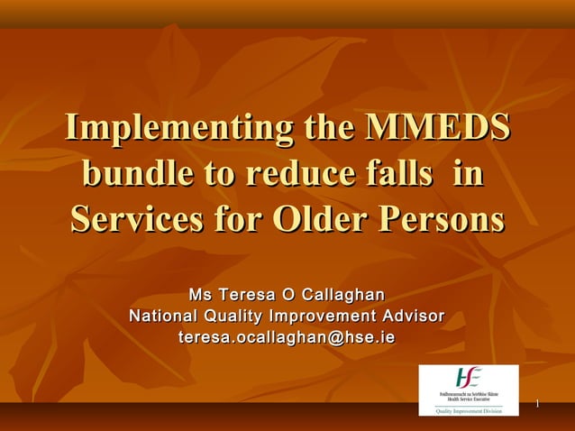 FA Falls 2 Teresa O'Callaghan | PPT