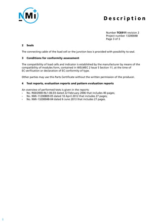 2 test certificate | PDF