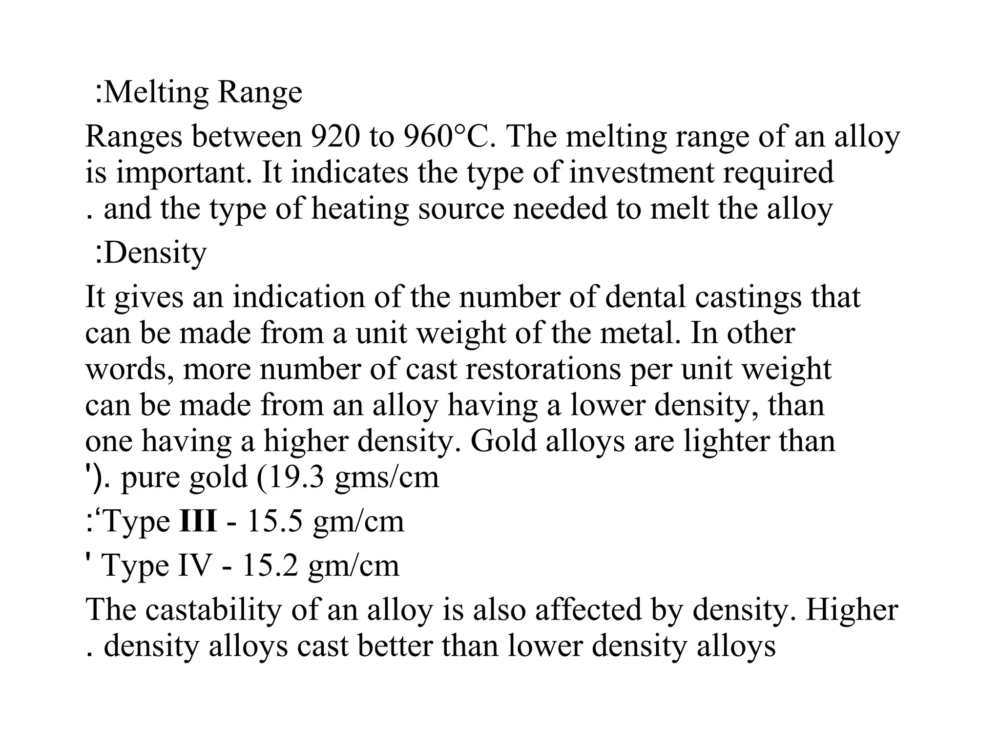 Dental casting alloys | PPT