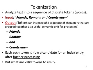 2_text operationinformation retrieval. ppt | PPT | Search | Internet