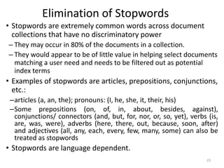 2_text operationinformation retrieval. ppt | PPT | Search | Internet