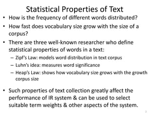 2_text operationinformation retrieval. ppt | PPT | Search | Internet