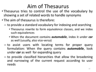 2_text operationinformation retrieval. ppt | PPT | Search | Internet