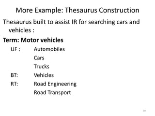 2_text operationinformation retrieval. ppt | PPT | Search | Internet