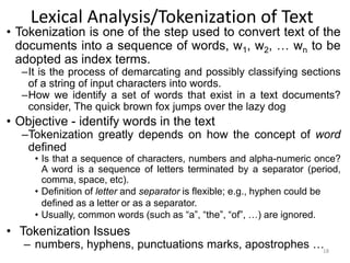 2_text operationinformation retrieval. ppt | PPT | Search | Internet