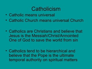 2 the catholic church background and overview | PPT