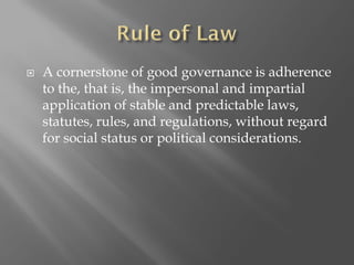 The Concept of Governance | PDF