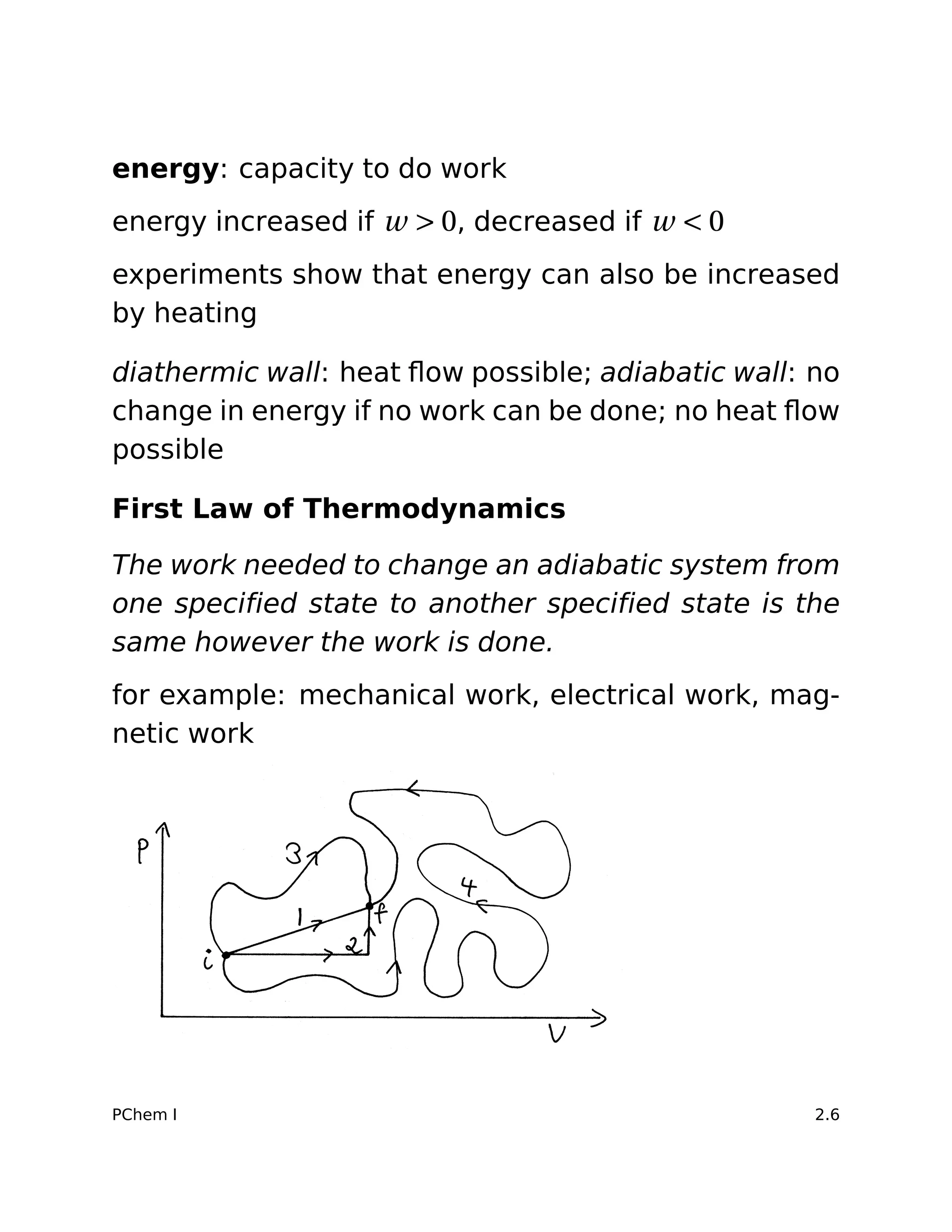 2 the first law of thermodynamic | PDF