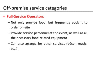 The hospitality industry | PPT