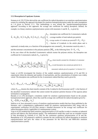 2 the kinetic of emulsion polymerisation | PDF