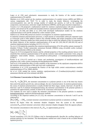 2 the kinetic of emulsion polymerisation | PDF