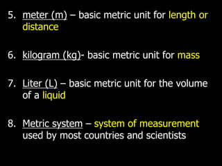 2 The Metric System.ppt