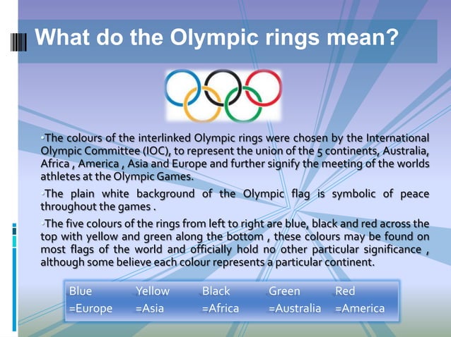 The Modern Olympic Games | PPTX | Summer Olympic Sports | Olympic Sports