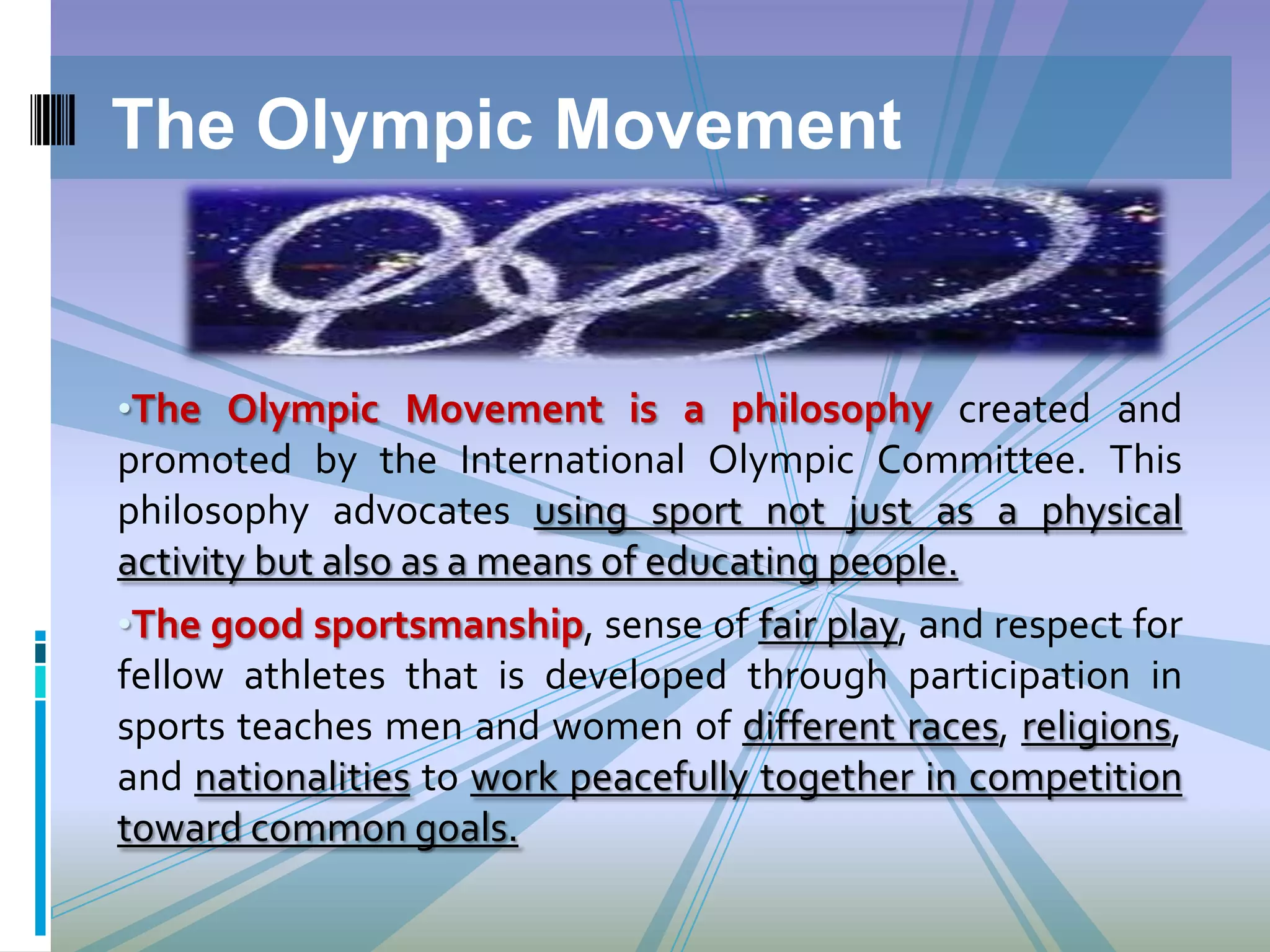 2 the modern olympic games | PPTX