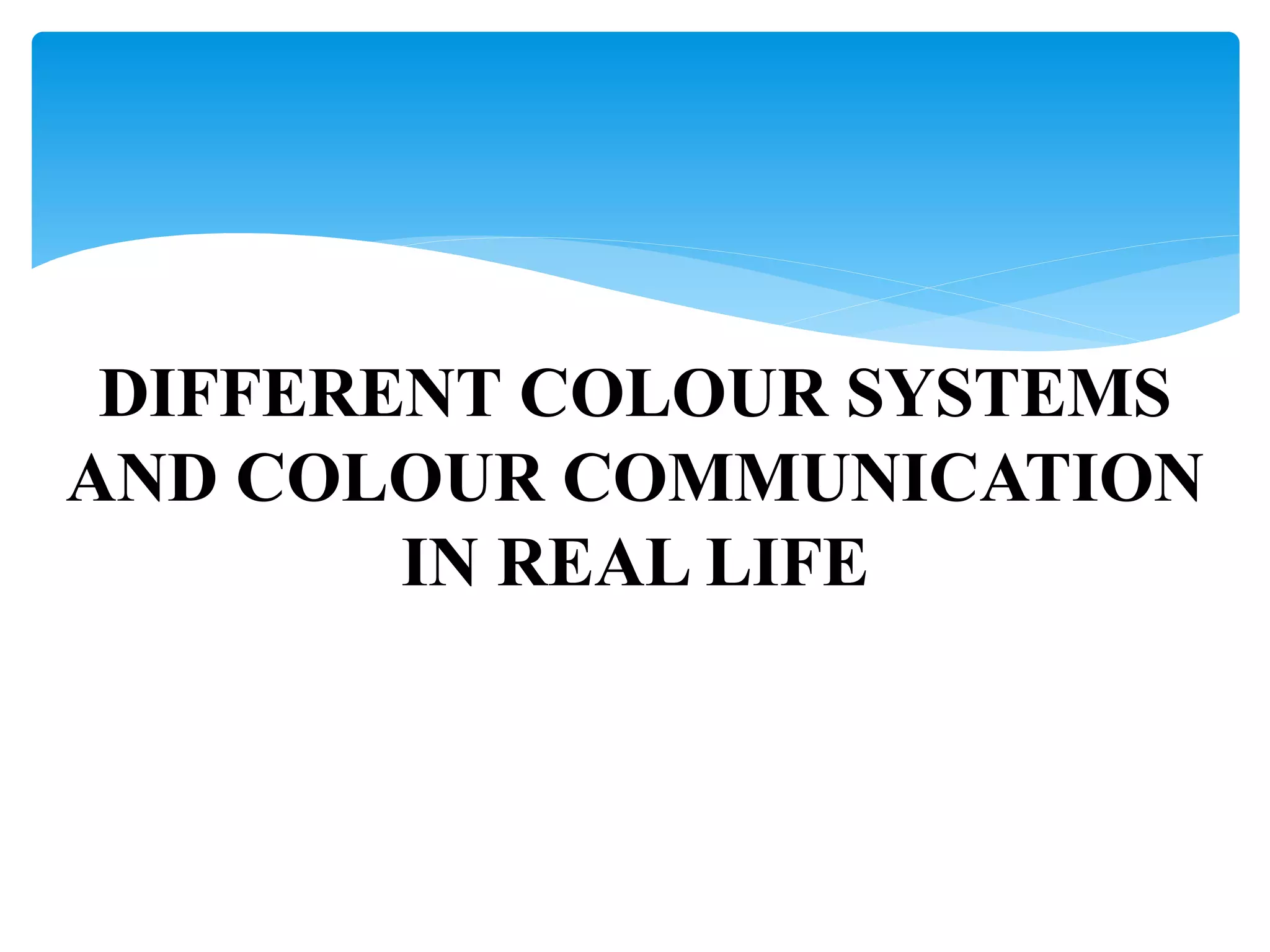 THEORY AND PRINCIPLE OF COLOUR MANAGEMENT, APPLICATION AND ...