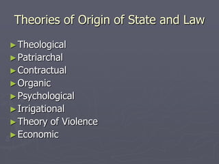 2 theory of state | PPT